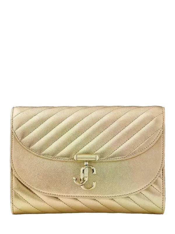 JIMMY CHOO Avenue Clutch Bag - Gold