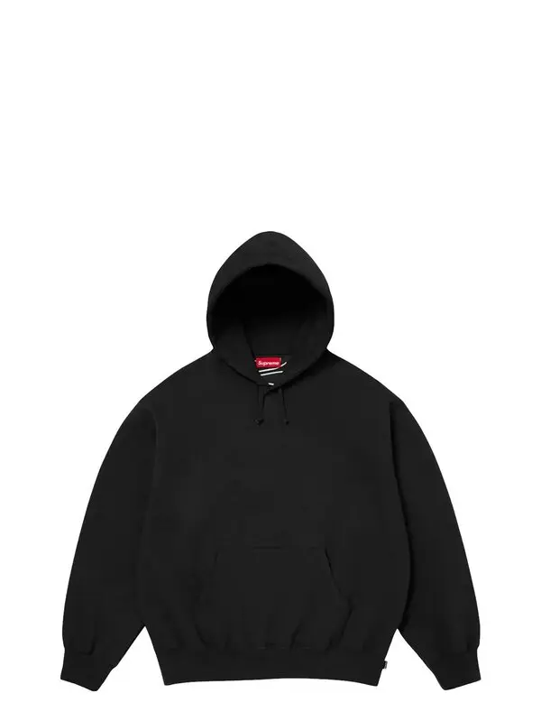 Supreme Logo Appliqué Hoodie - Black