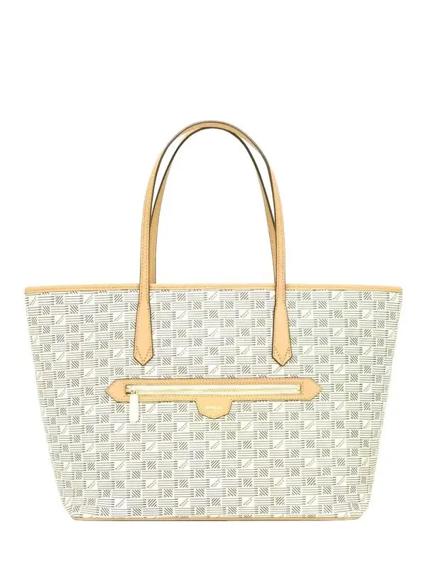 Moreau Monaco Monogram-pattern Tote Bag - Neutrals