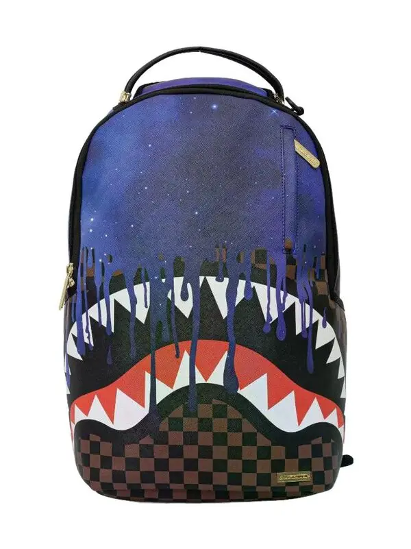 SPRAYGROUND Shark-print Backpack - Brown
