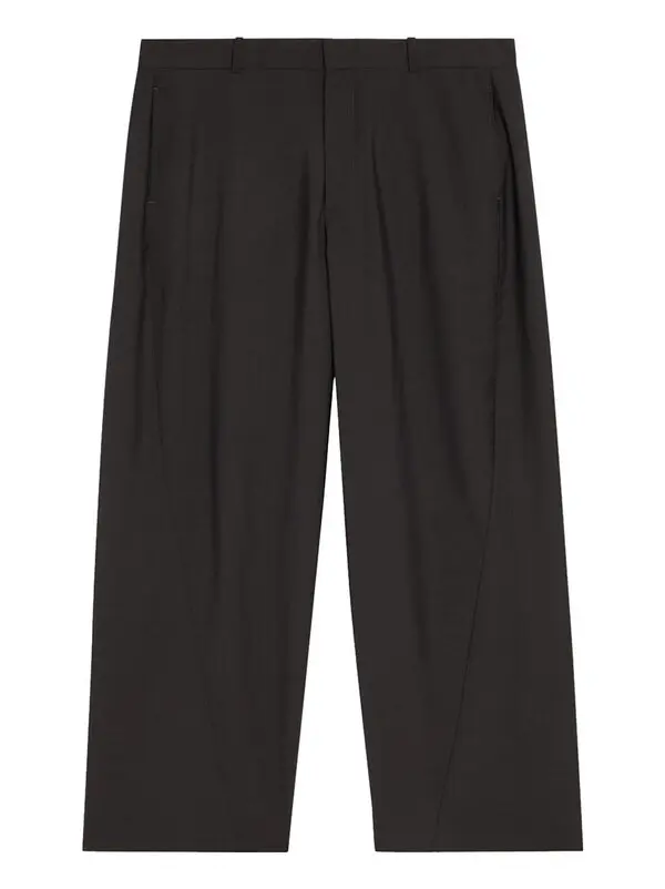 THE ROW Wool And Cashmere Mista Trousers - Brown