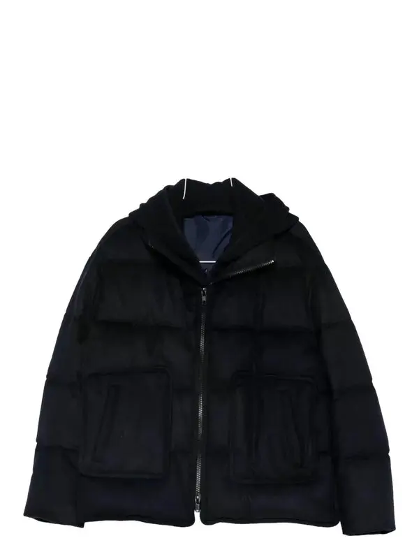 LISKA Hooded Padded Jacket - Black