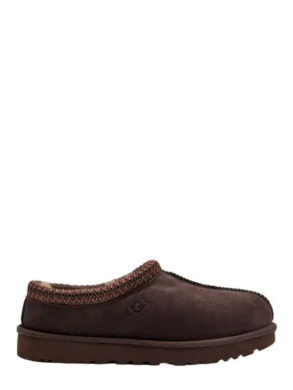 UGG Tasman Suede Flatform Slippers - Brown