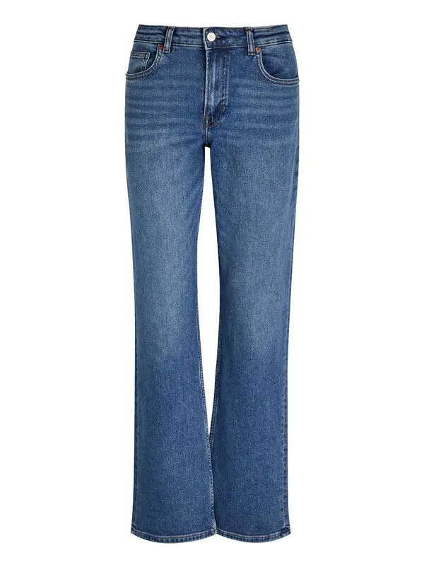 REFORMATION Elton Straight-leg Stretch- Jeans - Denim