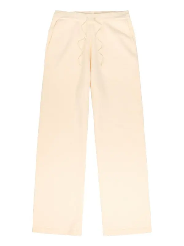 HONOR THE GIFT Straight-leg Knit Trousers - Cream