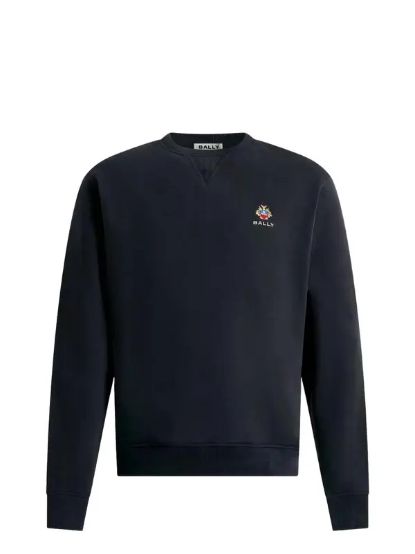 Bally Crest Crewneck Sweatshirt - Blue