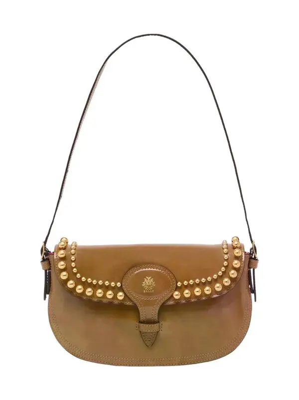 Bally Beckett Leather Shoulder Bag - Brown
