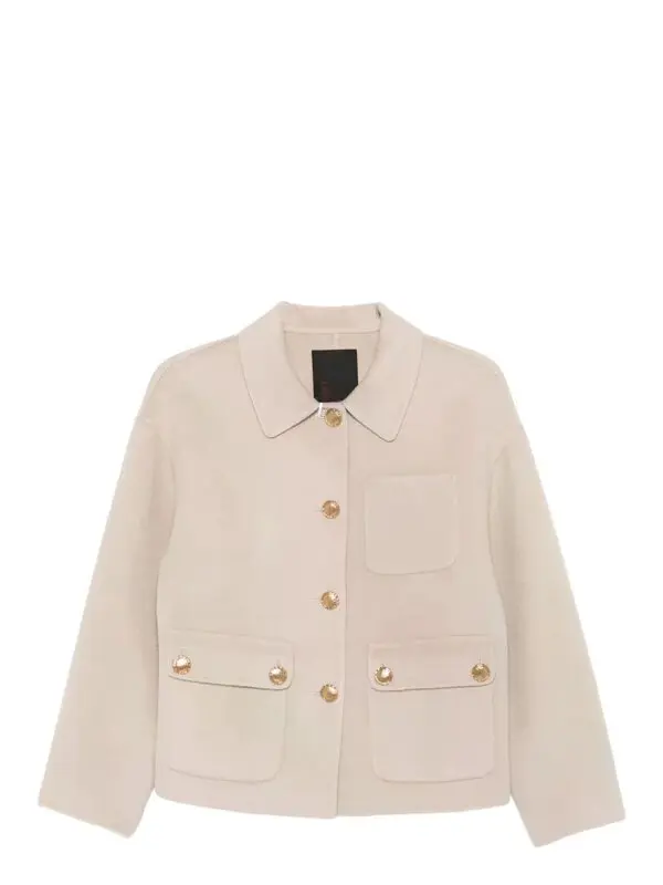 LISKA Jack Front-button Jacket - Neutrals