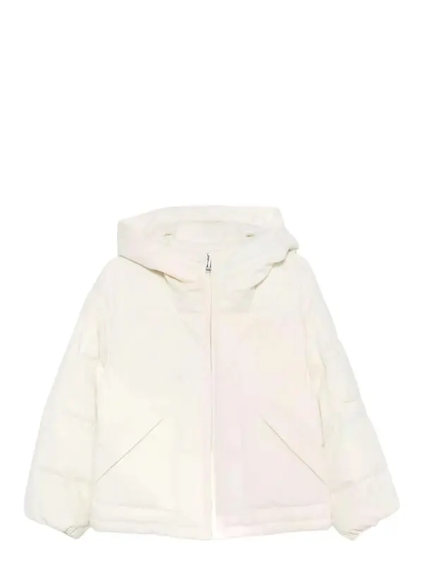 LISKA Hooded Quilted Jacket - Neutrals