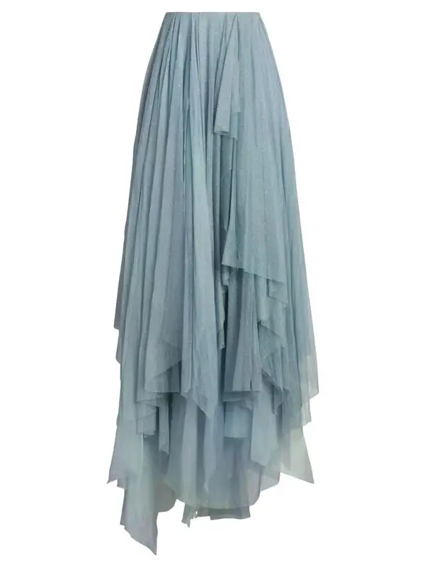 Ralph Lauren Alvey Tulle Maxi Skirt - Blue