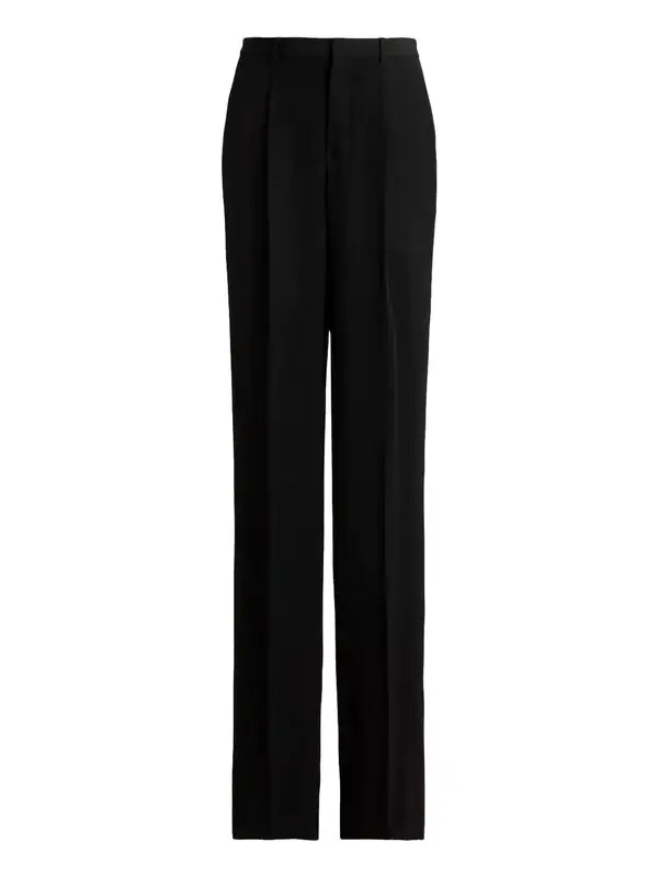 Ralph Lauren Acklie Tailored Wool Trousers - Black