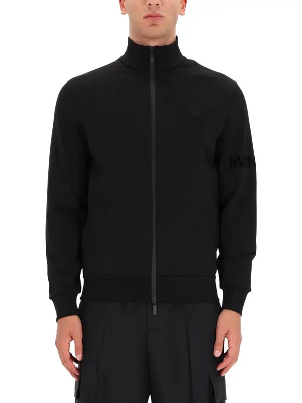 Moncler Zip Sweatshirt - Black