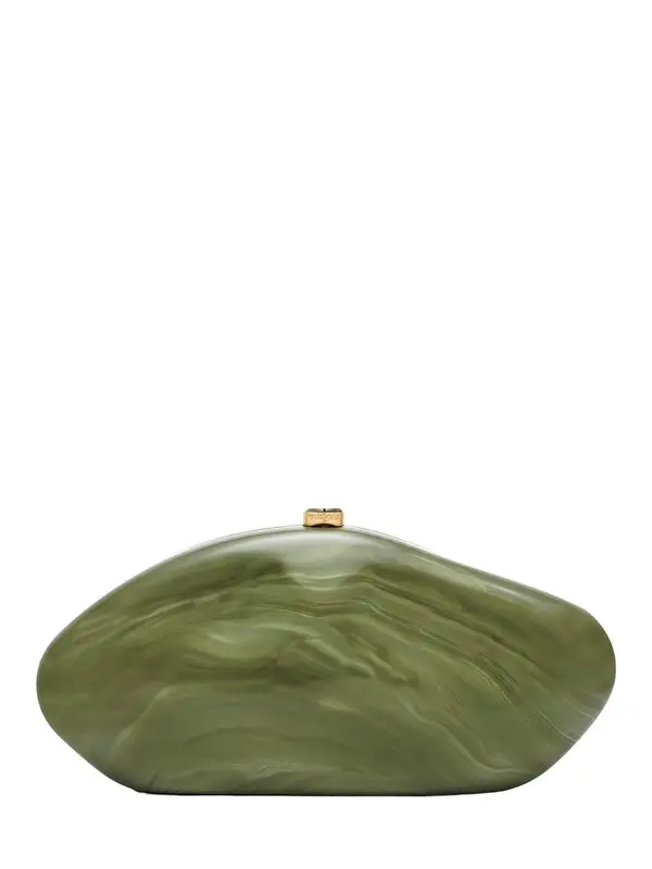 Cult Gaia The Caldera Clutch Bag - Green