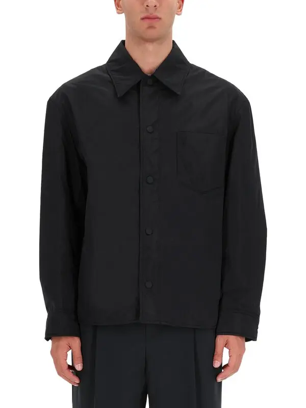 Ami Padded Shirt Jacket - Black