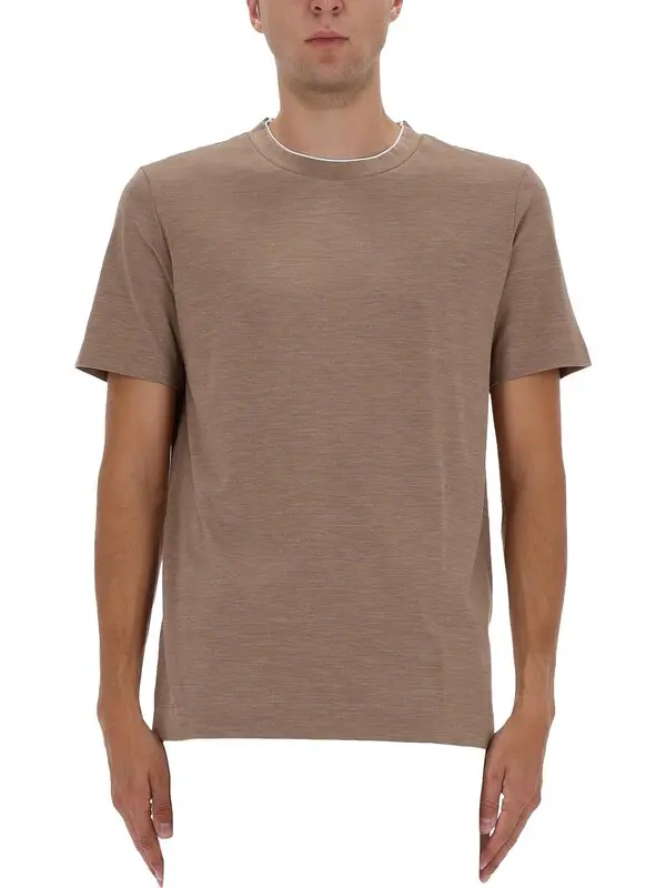 Hugo Boss L-tesar" T-shirt - Brown