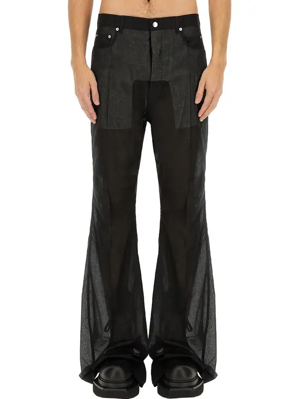 Rick Owens Bootcut Pants - Black