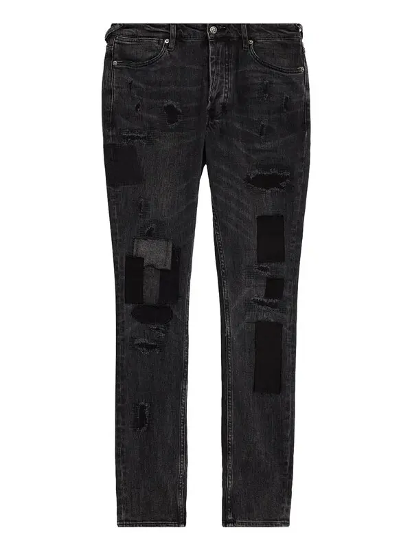 Ksubi Neo Nostalgia Van Winkle Led Rockstar Repair Jeans - Black