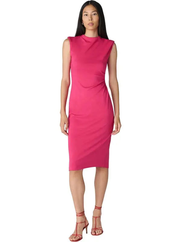 Diane Von Furstenberg Darrius Dress - Beet Pink
