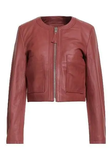 Bolongaro Trevor Leather Jacket - Red