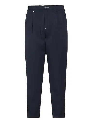 BERNA Tailored Tapered Leg Stretch Pants - Navy