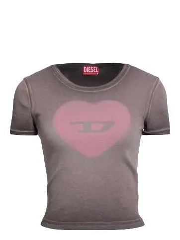DIESEL® Logo-print T-shirt - Grey