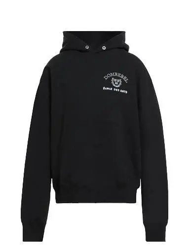 DOMREBEL Hooded Cotton Sweatshirt - Black