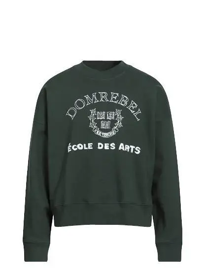 DOMREBEL Dark Cotton Sweatshirt - Green