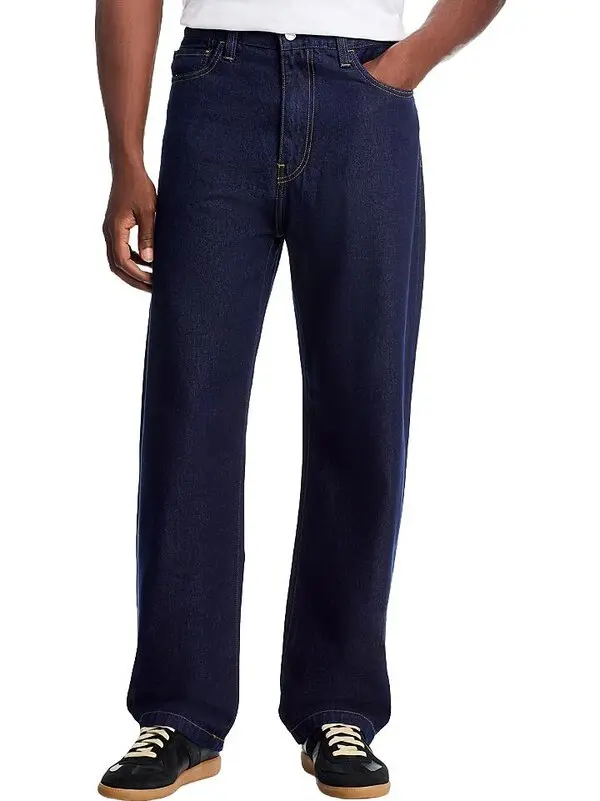Carhartt Work In Progress Landon Straight Fit Jeans In Rinse Blue - Blue (rinsed)