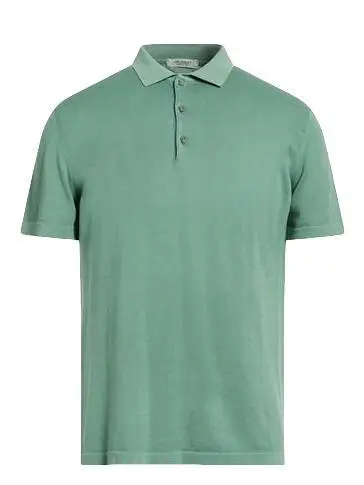 Crossley Knitted Cotton Short Sleeve Top - Sage Green