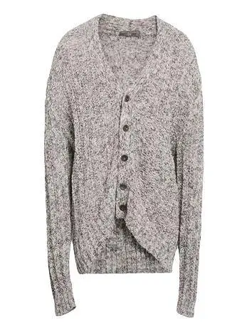 DANIELE FIESOLI Mélange Knit Cardigan - Grey