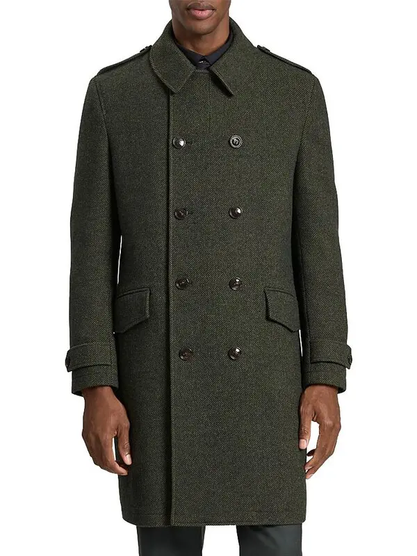 Ted Baker London Windyhill Overcoat - Olive