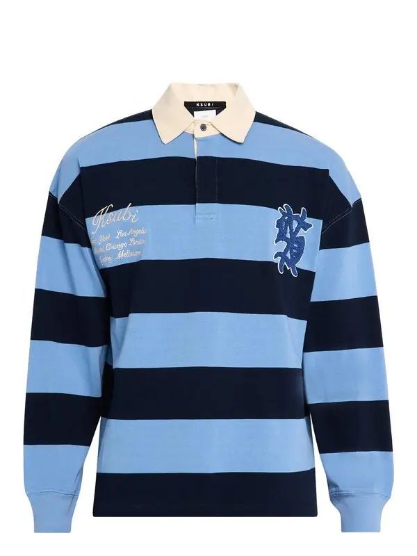 Ksubi Neo Nostalgia Rugby Jersey Sweater - Light Blue