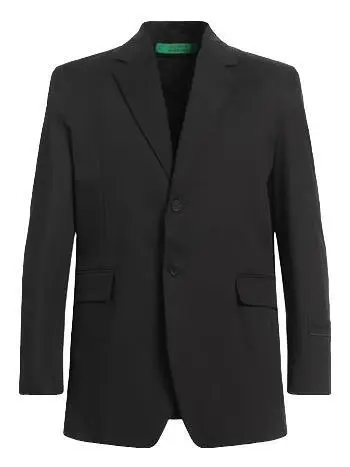 GARMENT WORKSHOP Single-breasted Twill Blazer - Black