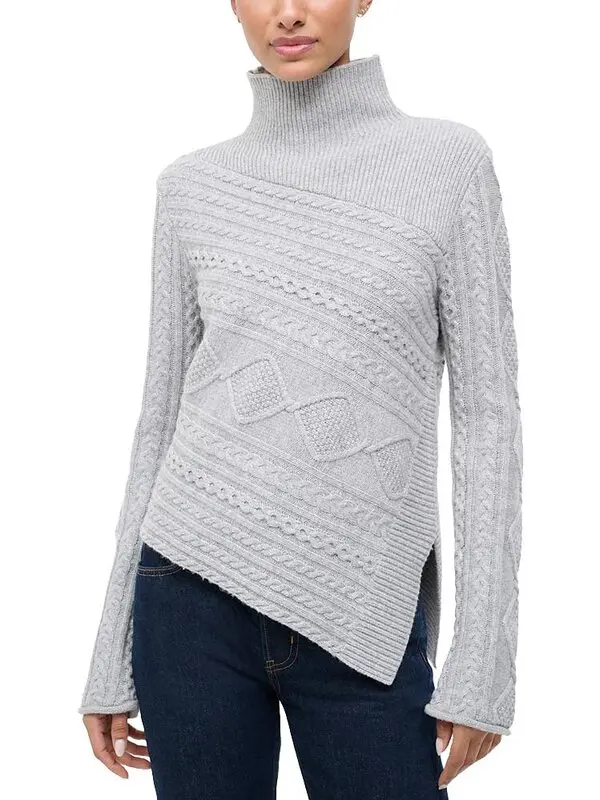 Staud Sidney Sweater - Heather Grey