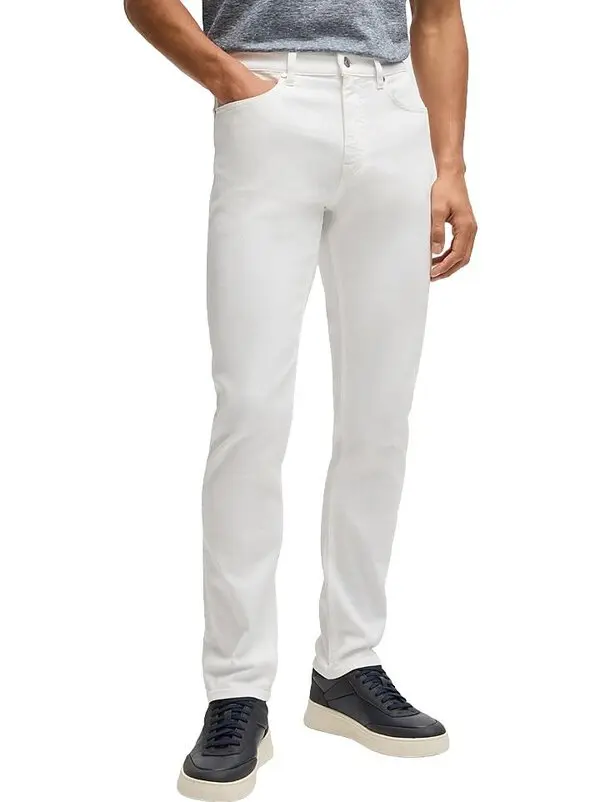 BOSS H-delaware Slim Fit Jeans - White