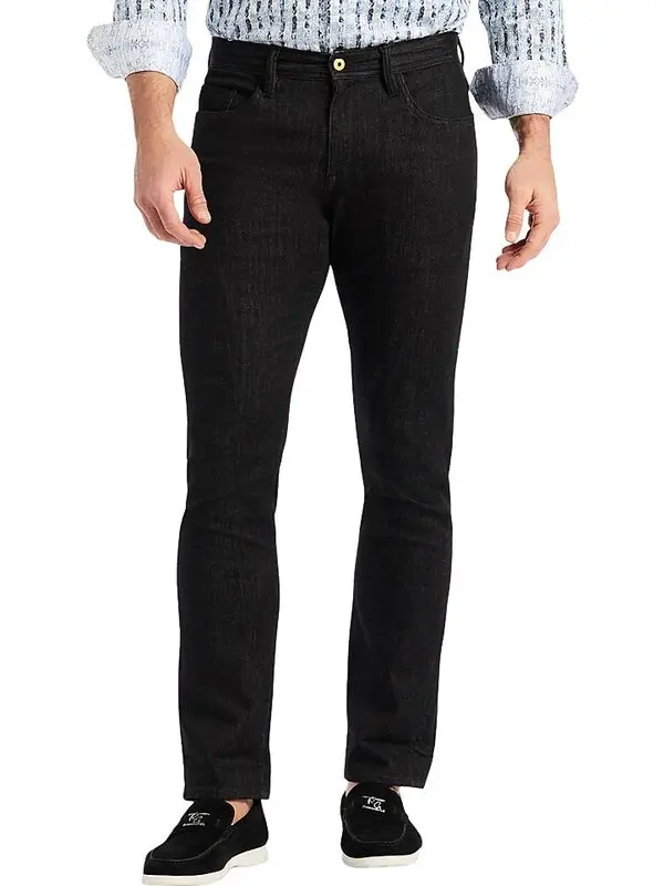 Robert Graham Feragen Classic Fit Jeans - Black