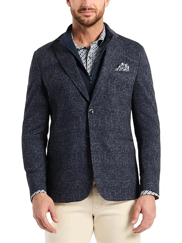 Robert Graham Jetset Xii Knit Sportcoat - Navy