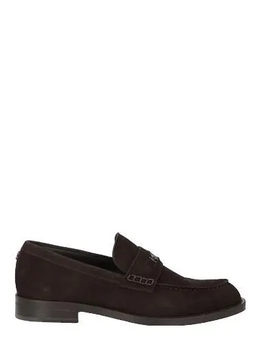 Roberto Cavalli Dark Leather Penny Loafers - Brown