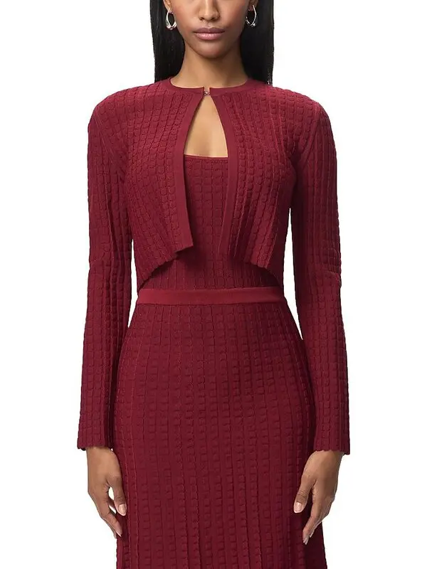 Herve Leger Georgina Cardigan - Redrock