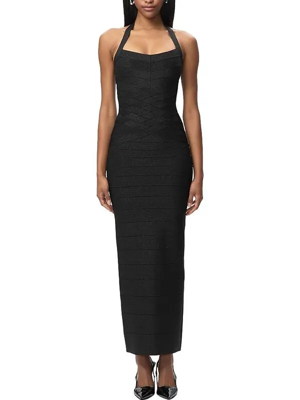 Herve Leger Maxine Gown - Black