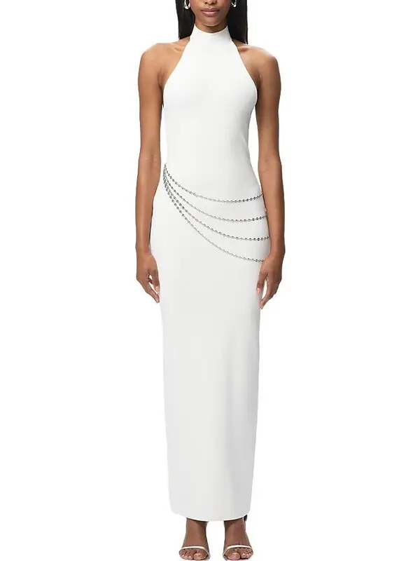 Herve Leger The Sybil Gown - Alabaster