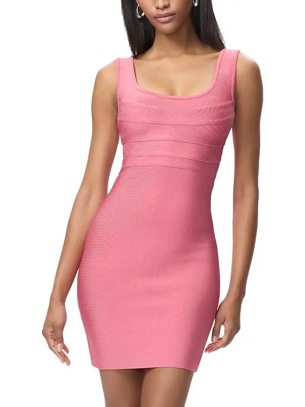 Herve Leger Amara Dress - Bubblegum