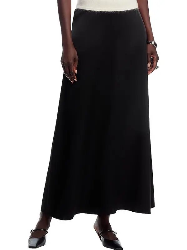 Theory A-line Maxi Skirt - Black