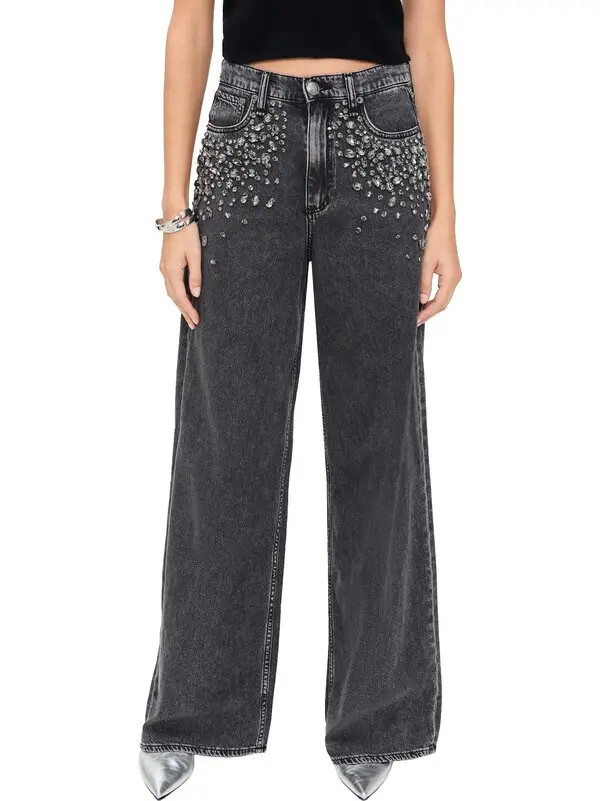 Rag & Bone Featherweight Sofie High-rise Wide-leg Jeans - Anjwl