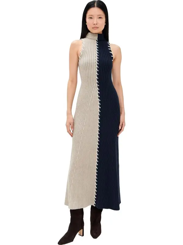 EN SAISON Gwendolyn Maxi Dress - Natural Navy