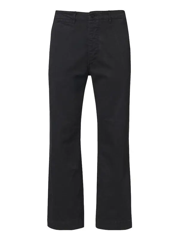 Auralee Cotton Chinos - Black