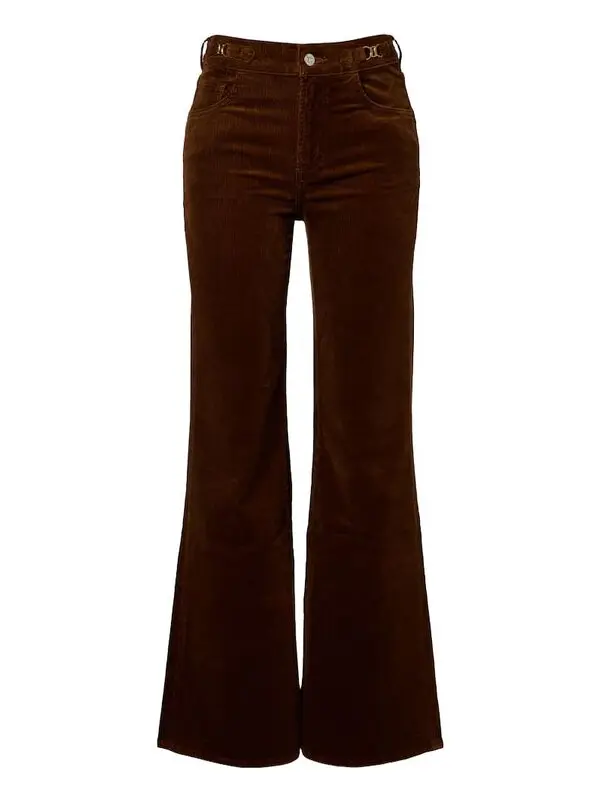 Citizens Of Humanity Kimberly Cotton Corduroy Flared Pants - Brown