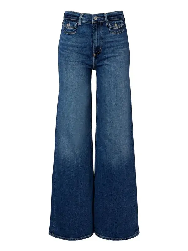 Citizens Of Humanity Issy High-rise Wide-leg Jeans - Blue
