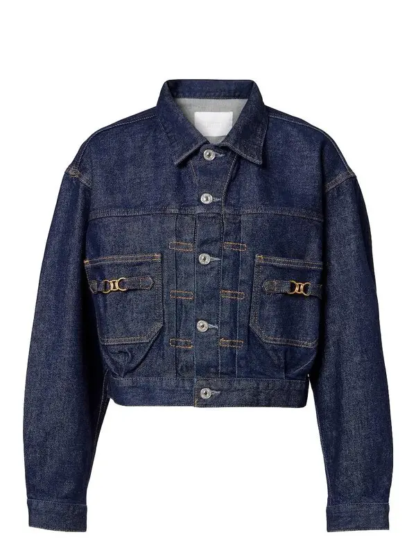 Citizens Of Humanity Alma Cropped Denim Jacket - Blue