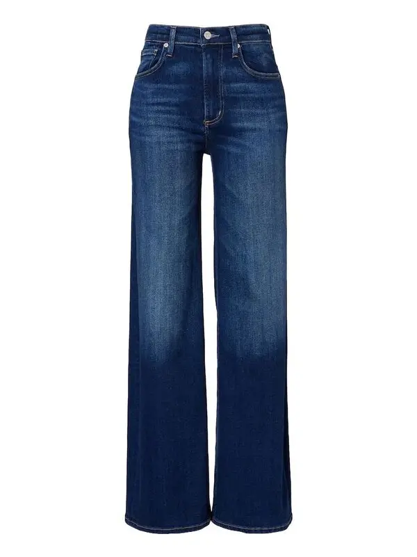 Citizens Of Humanity Lyra High-rise Wide-leg Jeans - Blue